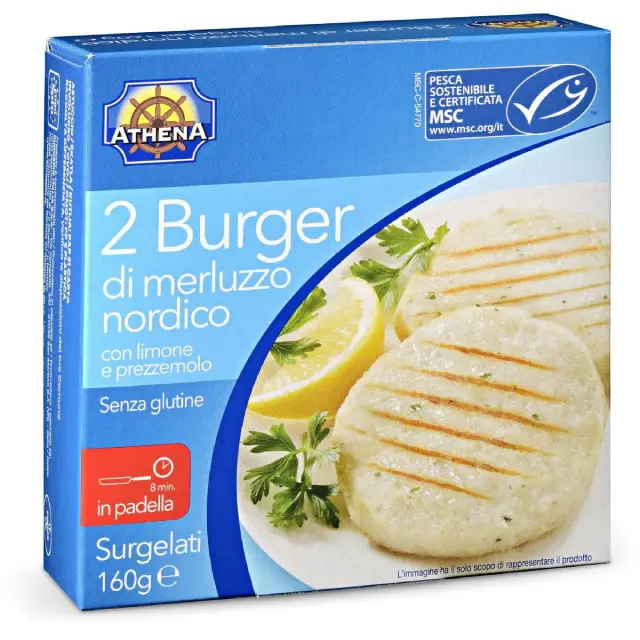 Burger di merluzzo nordico Athena - Eurospin e dieta chetogenica ...